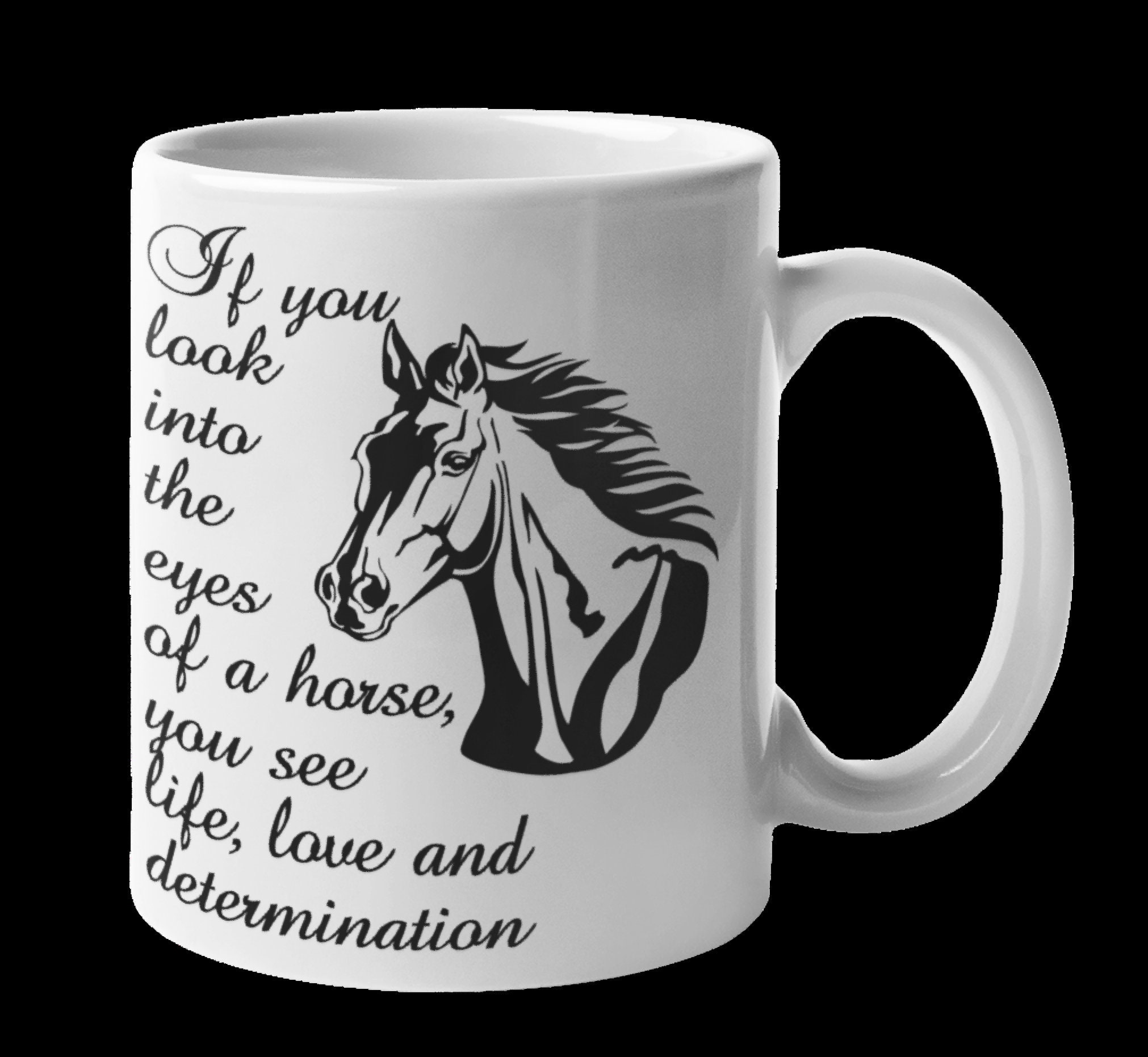 Look Into a Horses Eyes, Cut File SVG, DXF, PNG Image for Vinyl ...