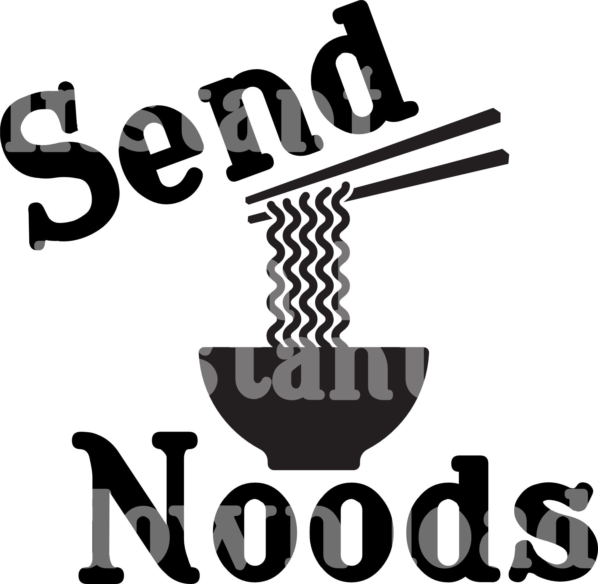 Send Noods Svg Love Noods Send Noods Cut File Logo SVG - Etsy