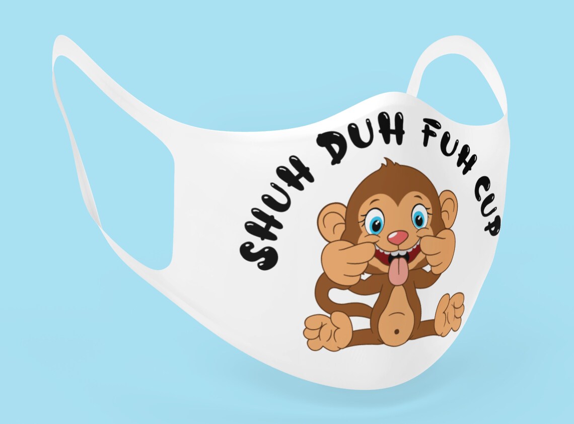 Monkey SVG Shuh Duh Fuh Cup Funny Quote Rude Quote SVG | Etsy
