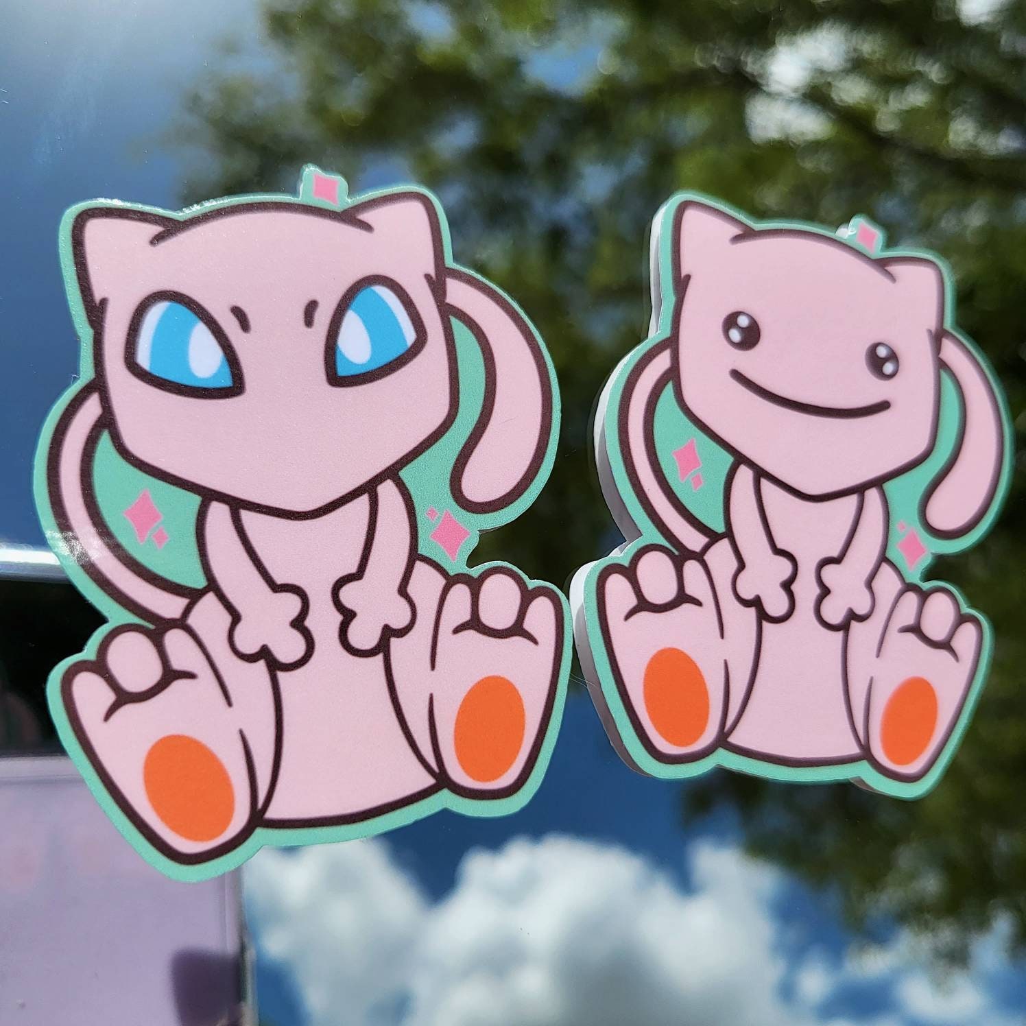 Pokémonn Ditto Friends Laminated Glossy Vinyl Stickers - Etsy