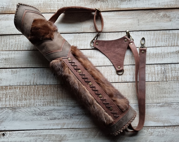 BACK QUIVER With Double Shoulder Straps - Etsy