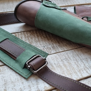 Leather BACK Quiver With Belt Loop - Easy Change as Hip Quiver - Etsy