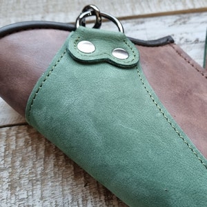 Leather BACK Quiver With Belt Loop - Easy Change as Hip Quiver - Etsy