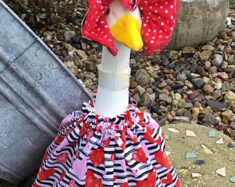 Pumpkin and Stripes Holiday Halloween Concrete Lawn Large Goose ...