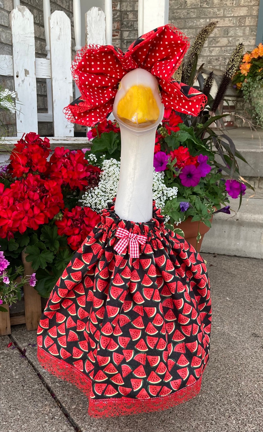 Watermelon Spring Summer Large Concrete Goose Clothing Dress With ...