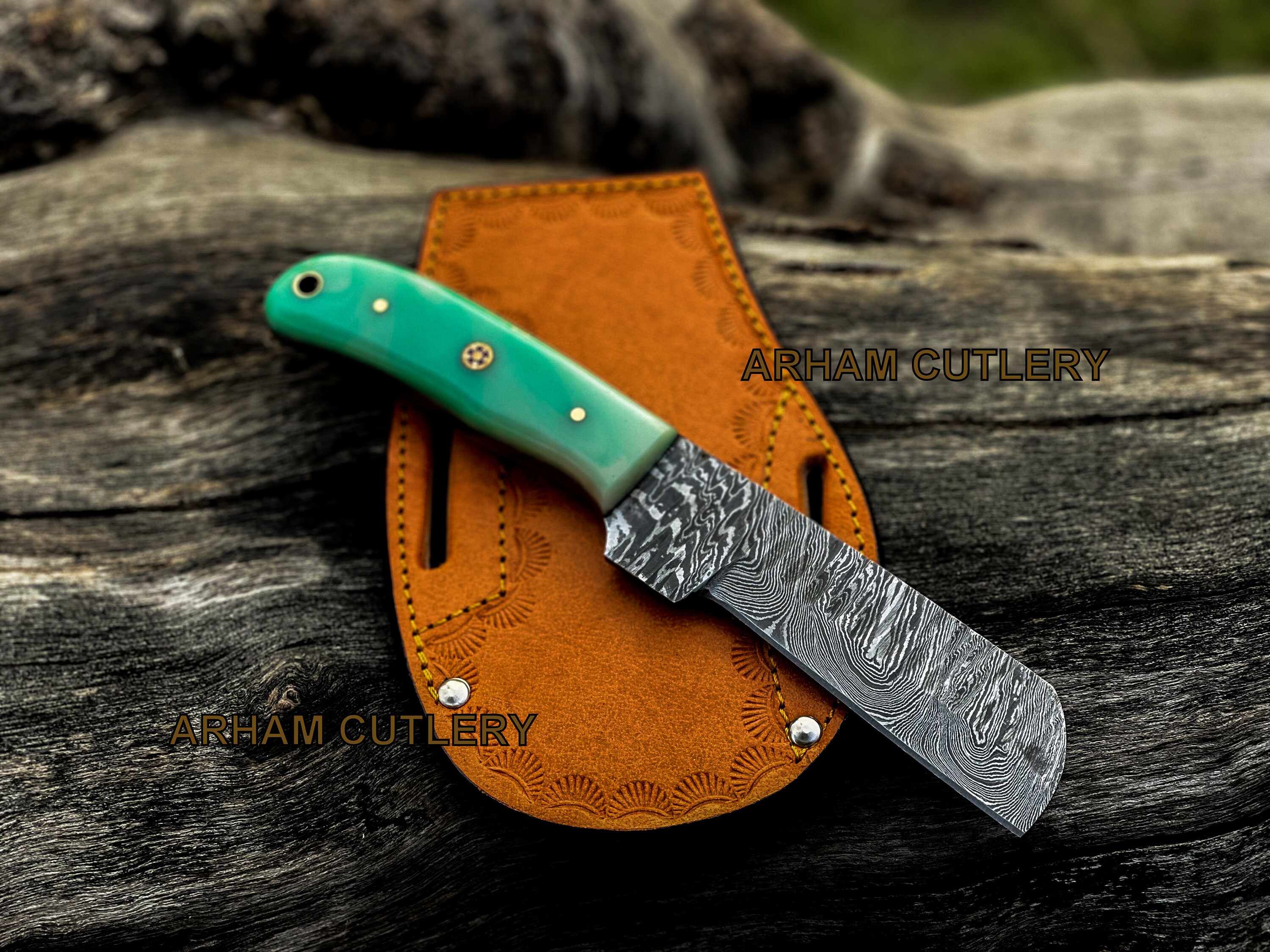 Bull Cutter Knife Comes With Pancake Leather Sheath - Etsy
