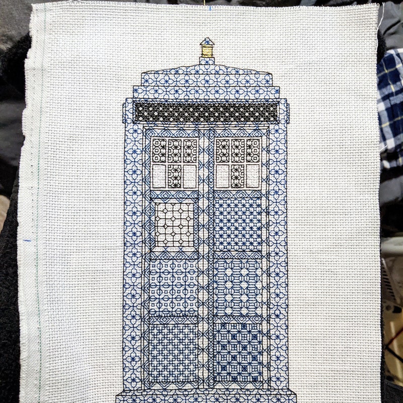 Tardis Cross Stitch - Etsy