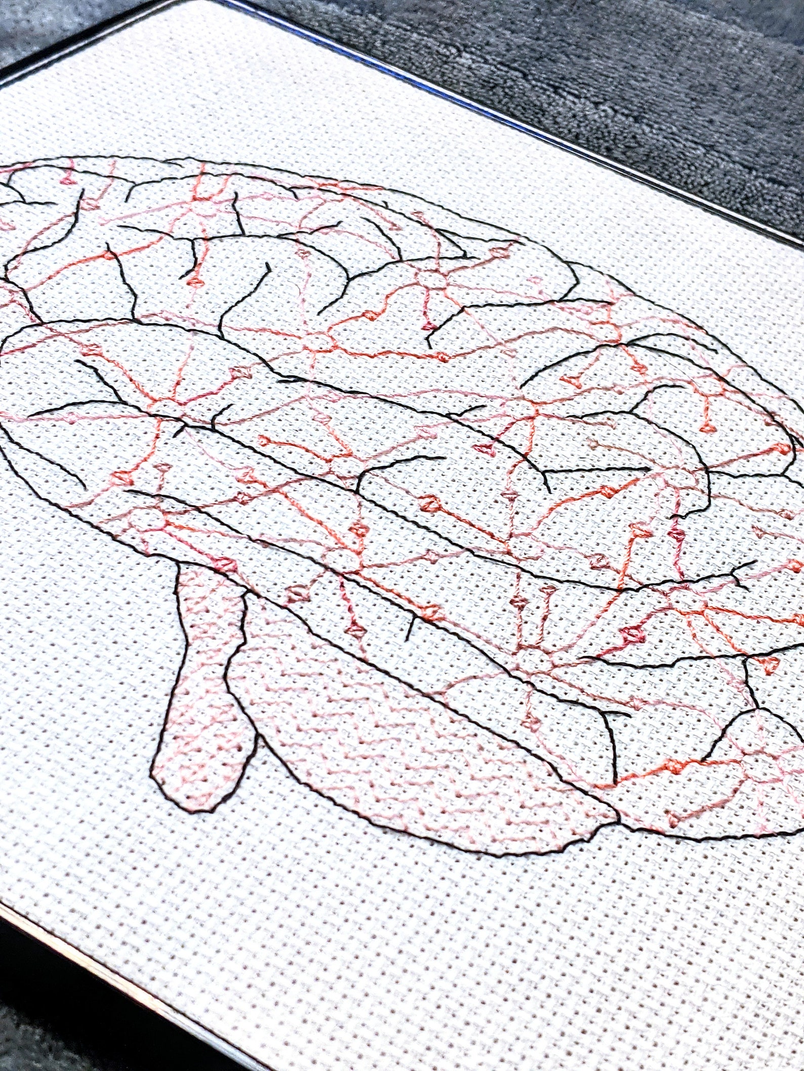 Neuron Brain - Cross Stitch Pattern - Etsy
