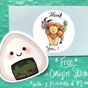 Jade Parcel Waterproof Sticker, Genshin Impact Vinyl Sticker, Food ...