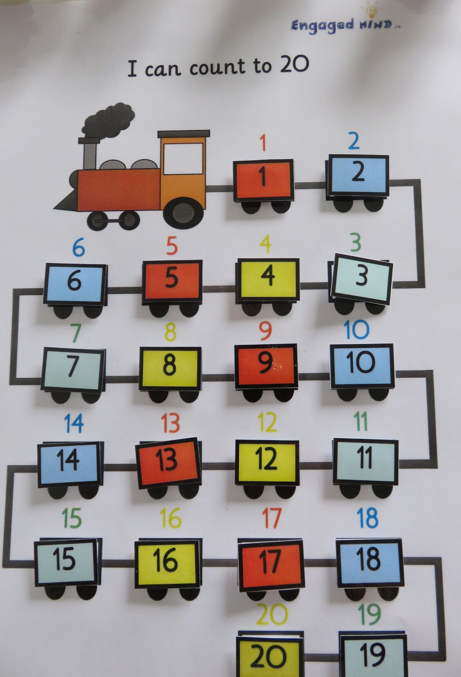 Assembled numbers worksheets using velcro dots | Etsy