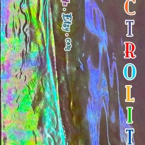 A4 Set of 5 SPECTROLITE Mylar Sheets Holographic, Iridescent, Color ...