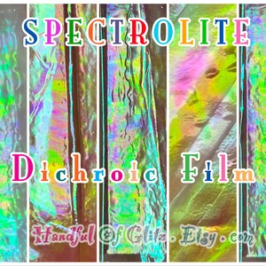 A4 Set of 5 SPECTROLITE Mylar Sheets Holographic, Iridescent, Color ...
