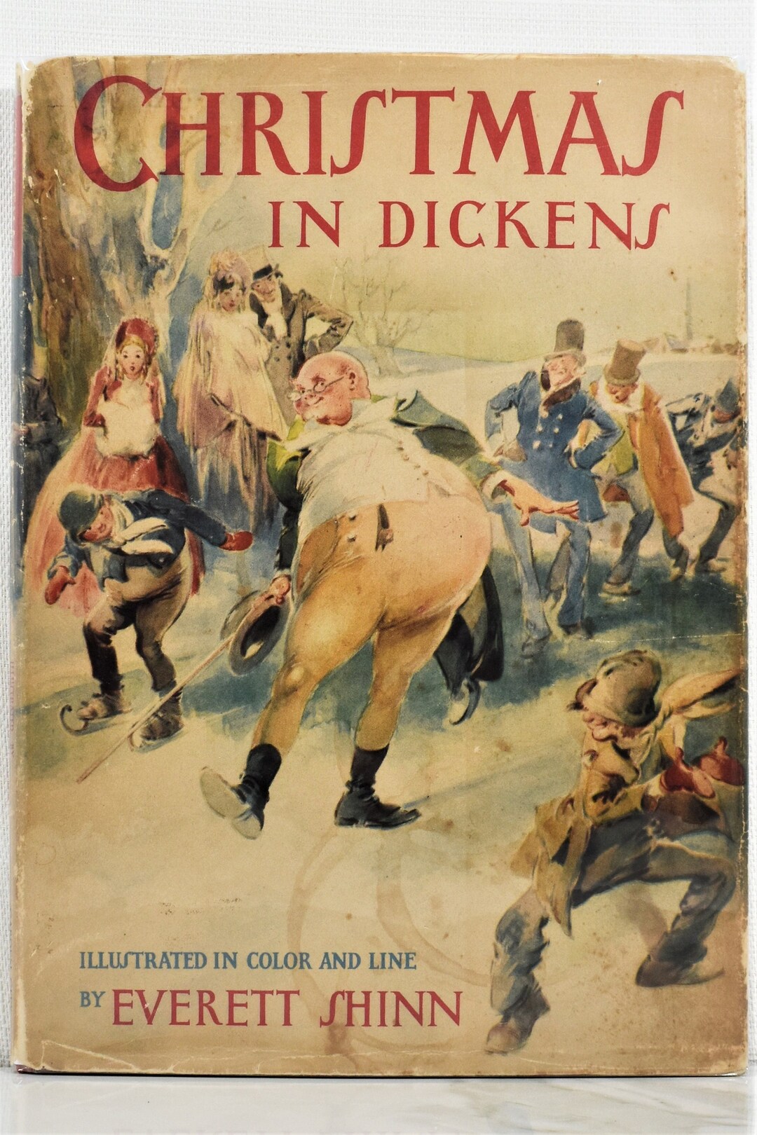 CHRISTMAS IN DICKENS, Illustrated by Everett Shinn, 1941 - Etsy