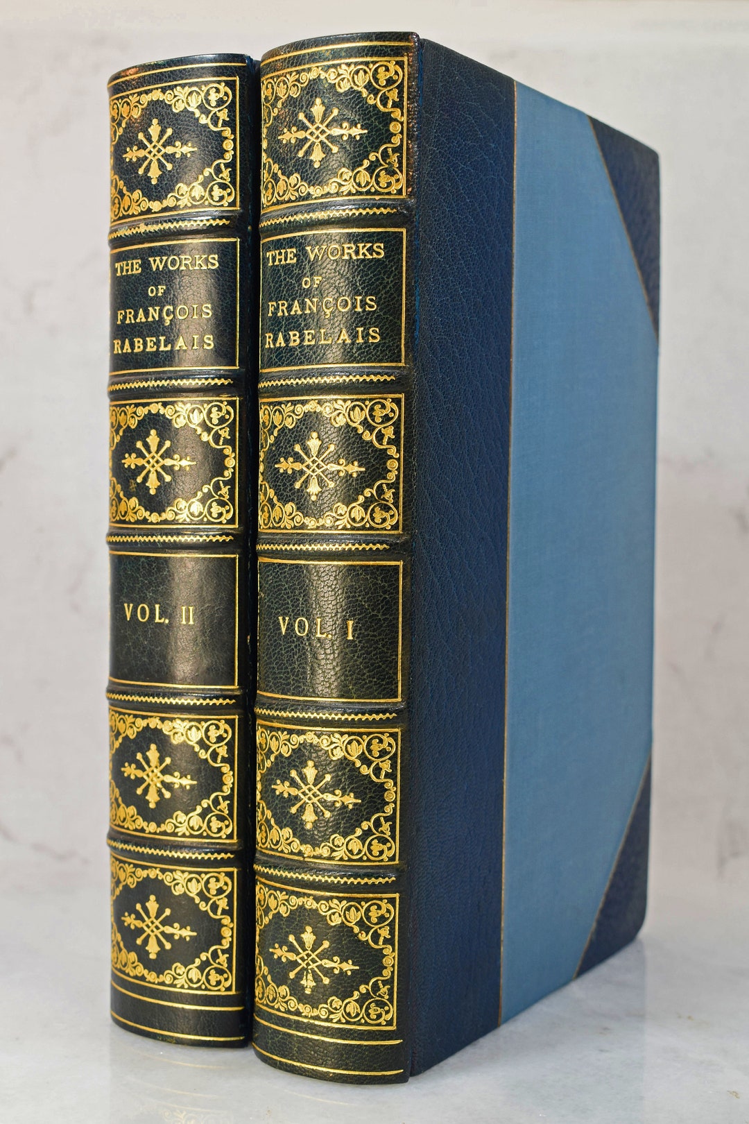 The Works of Francois Rabelais in Two Volumes Bound by Stikeman - Etsy