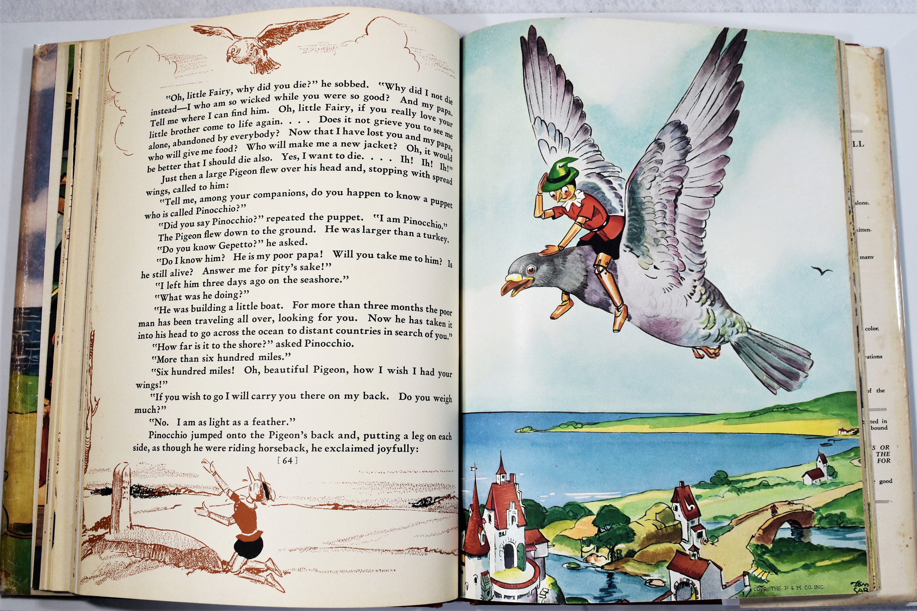 PINOCCHIO by C. Collodi Illustrated by Tony Sarg 1940 - Etsy PINOCCHIO by C. Collodi Illustrated by Tony Sarg 1940 - Etsy