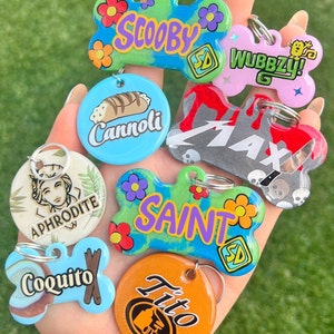 Custom Dog Tags | Inspired by Animals, Food, Movies, Etc - Etsy