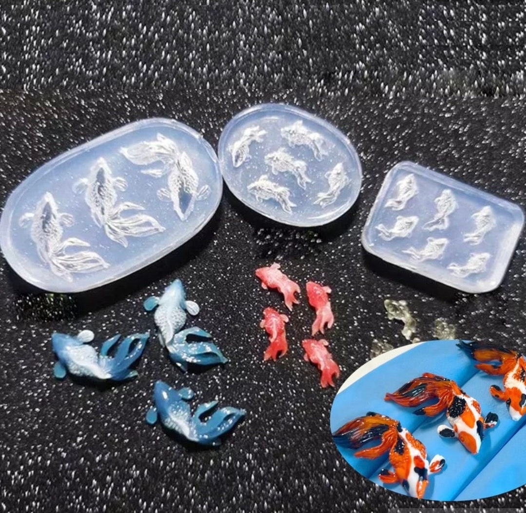 Miniature Koi Fish Silicone Mold, Jewelry Resin Casting - Etsy