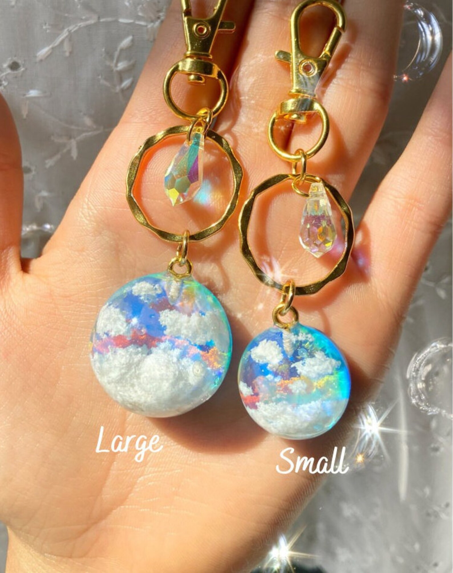 Aurora Sky Keychain - Etsy