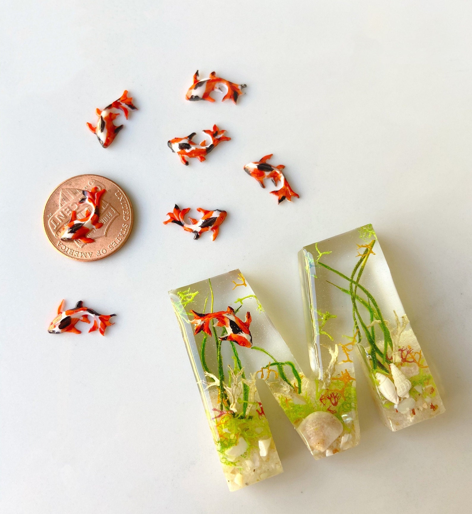 Miniature Koi Fish Fairy Garden Pond Mini Koi Fish for Resin - Etsy