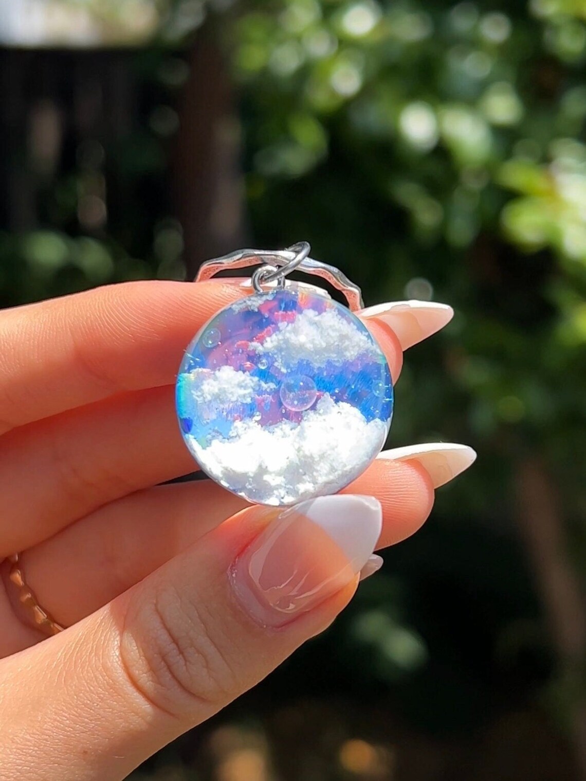 Aurora Sky Keychain - Etsy