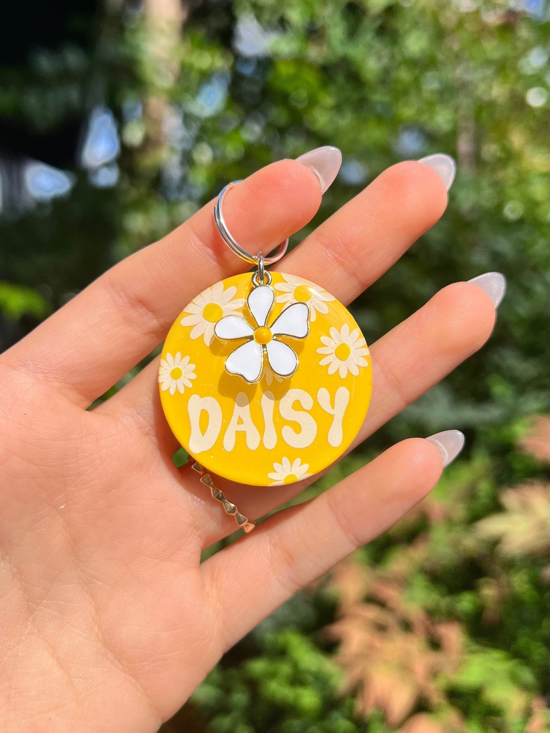 Daisy Dog Tag - Etsy