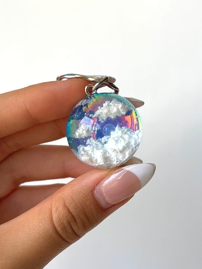 Aurora Sky Keychain - Etsy