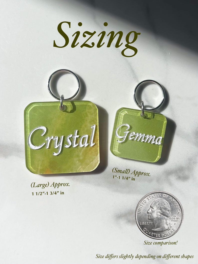 Emerald Pet Tag | Personalized Gem Dog Tag - Etsy