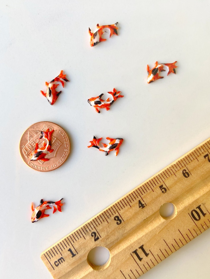 Miniature Koi Fish Fairy Garden Pond Mini Koi Fish for Resin - Etsy