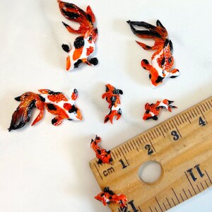 Realistic Miniature Koi Fish, Fairy Garden Pond, Mini Koi Fish - Etsy