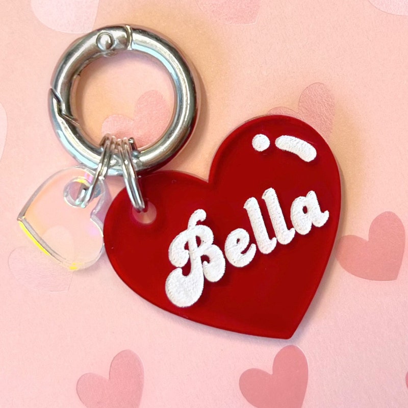 Heart Dog Tag - Etsy