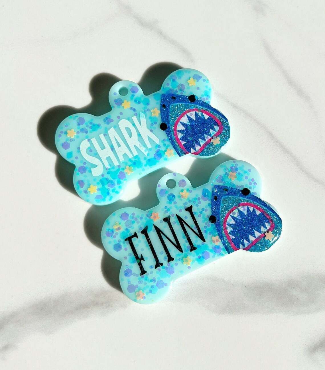 Personalized Pet Tags Shark Dog Tag - Etsy