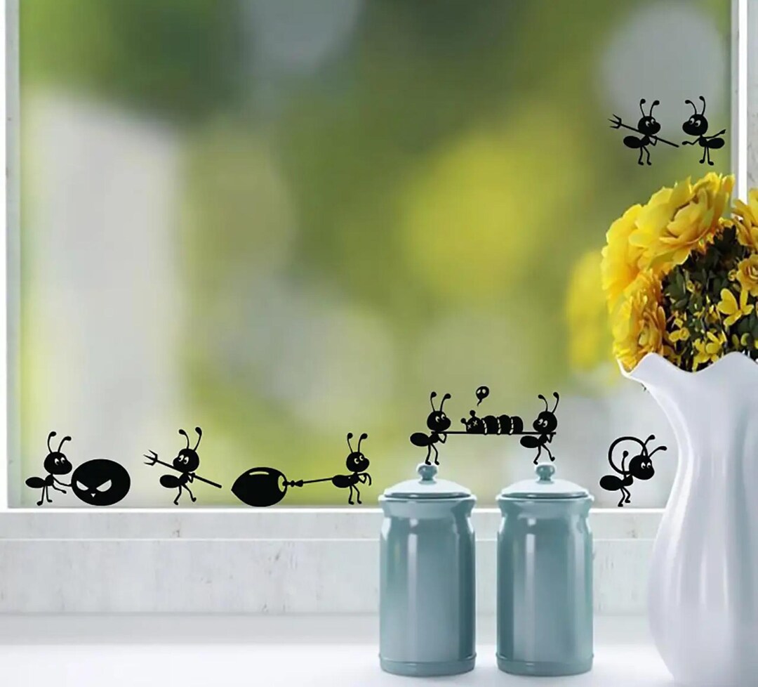 Vinyl Sticker ants. Sticker for Window, Furniture, Refrigerator. - Etsy