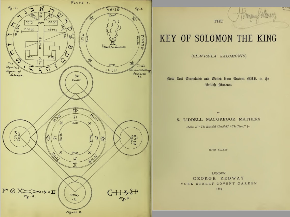 Lesser and Greater Keys of Solomon. e-book pdf | Etsy