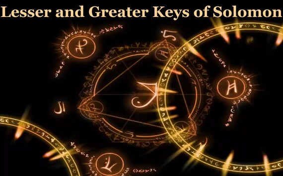 Lesser and Greater Keys of Solomon. Ebook Pdf - Etsy