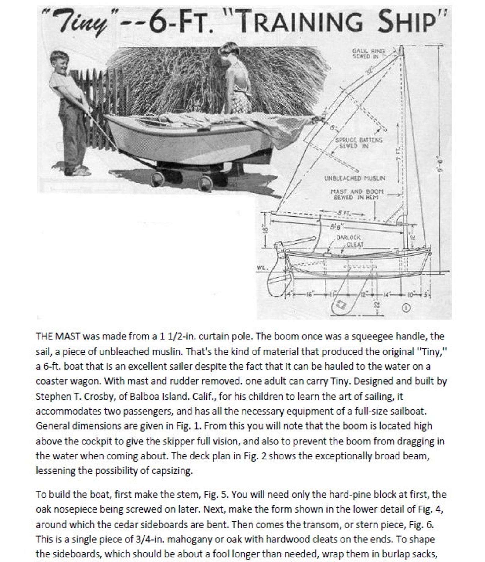 How Build Your Sailing Boat Right From 6- to 21-foot. Ebook Pdf - Etsy