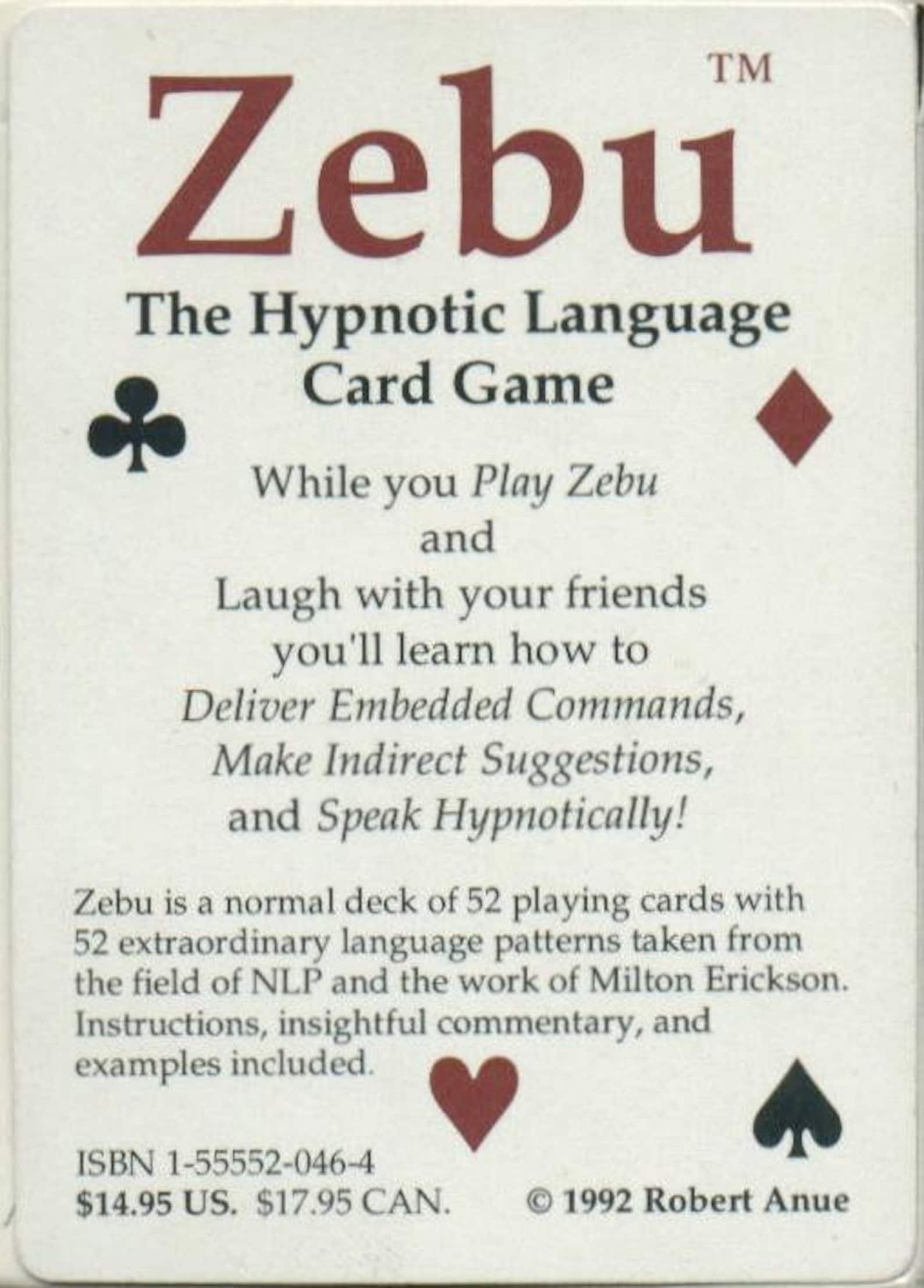 Make 52 Copies Unusual Play Cards Zebu. Ebook Pdf - Etsy