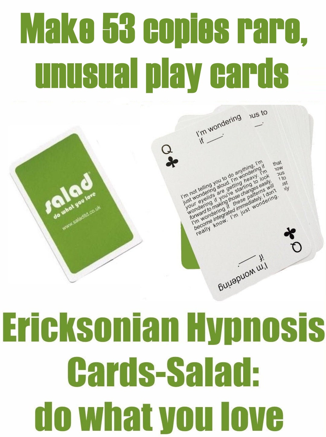 Ericksonian Hypnosis Cards: NLP Language Patterns - Etsy