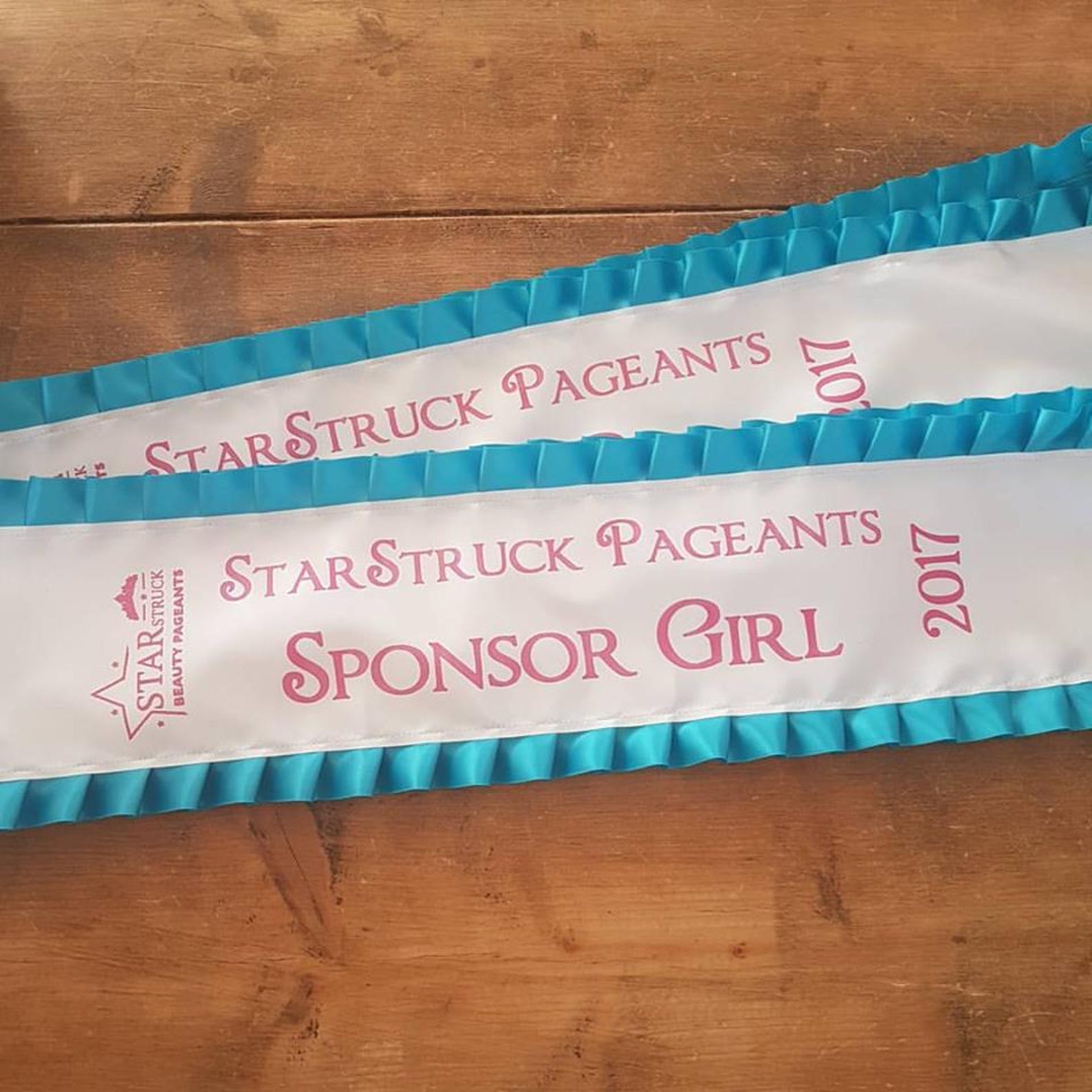 CHILD FRILL SASH | Personalised for Birthday Party, School Prom, Dance ...