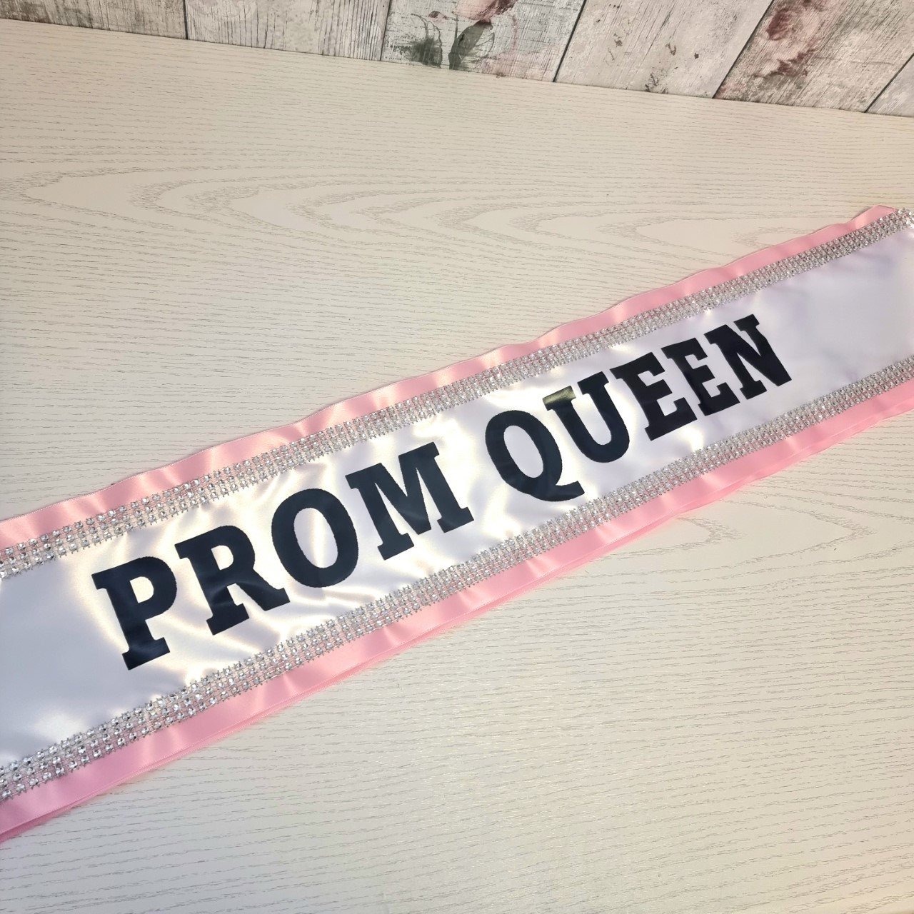 PERSONALISED 'DIAMANTE' SASH | Satin Ribbon | Hen Party | Fancy Dress ...