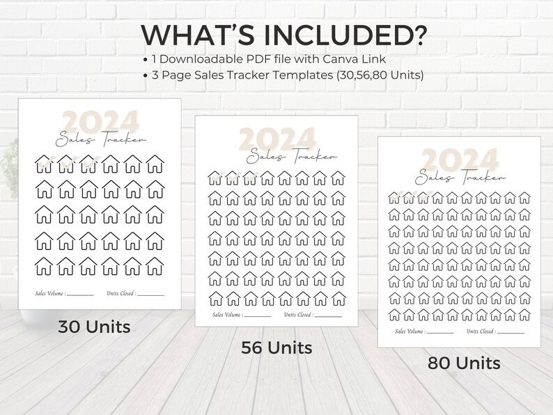 Customizable Real Estate Sales Tracker - Printable Board Template - Etsy