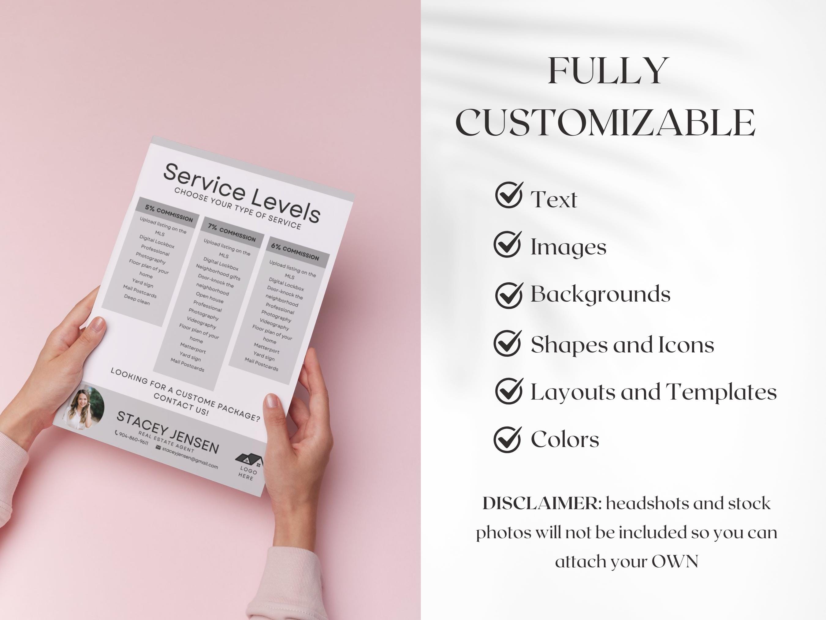 Real Estate Service Commission Sheet, Service Commission Template ...