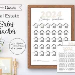 Customizable Real Estate Sales Tracker - Printable Board Template - Etsy