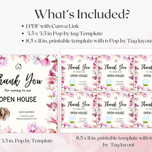Open House Pop By, Open House Tags, Client Appreciation, Customer Thank ...
