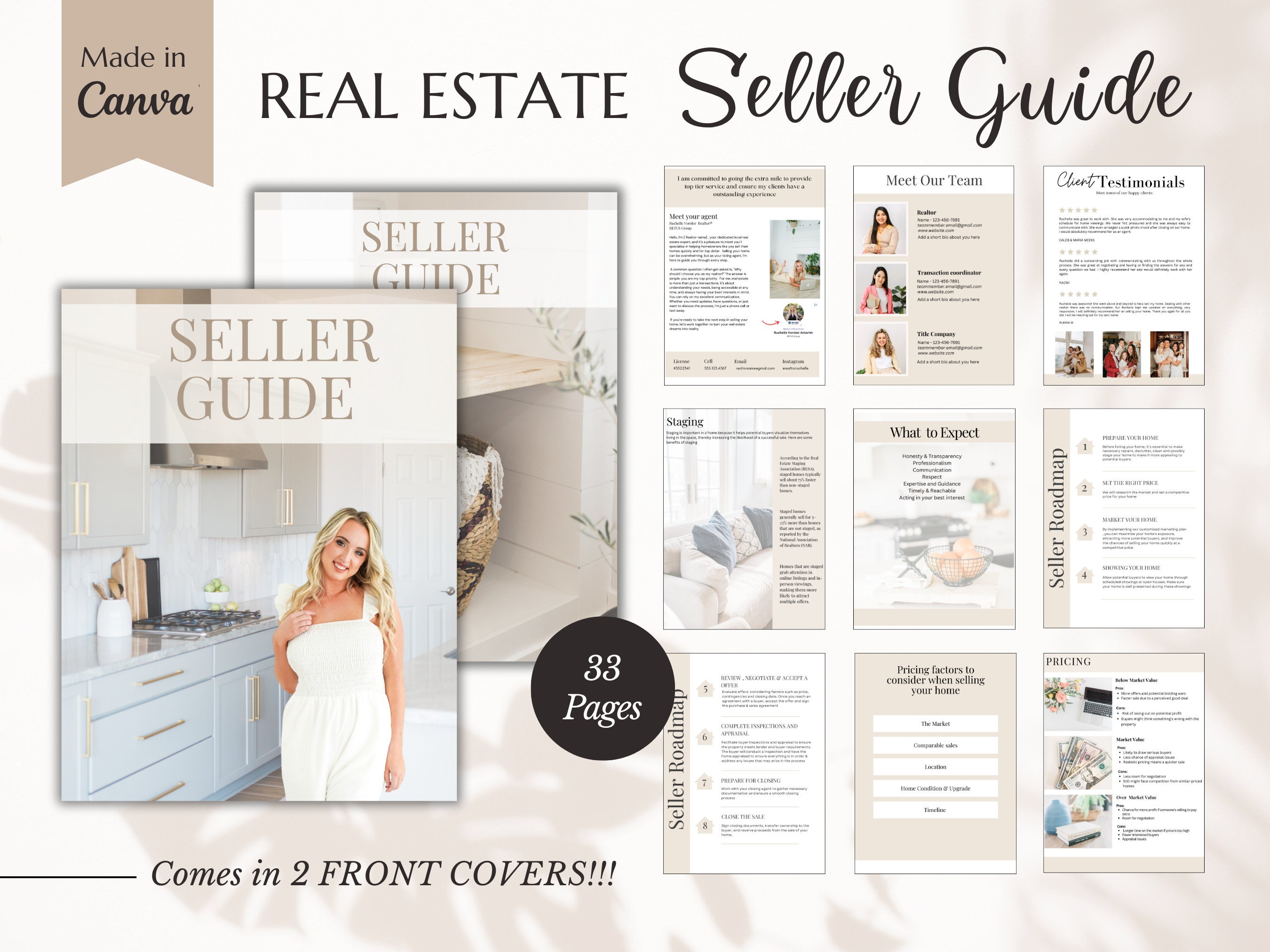 Real Estate Seller Guide, Home Seller Guide , Seller Guide Template ...