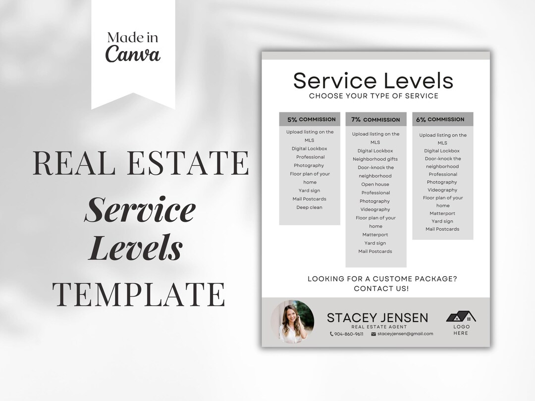 Real Estate Service Commission Sheet, Service Commission Template ...
