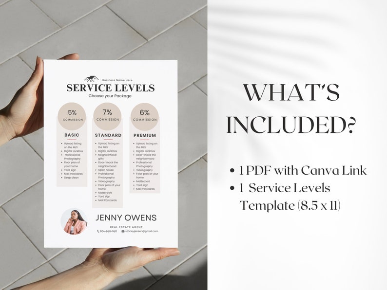 Real Estate Service Commission Sheet, Service Commission Template ...
