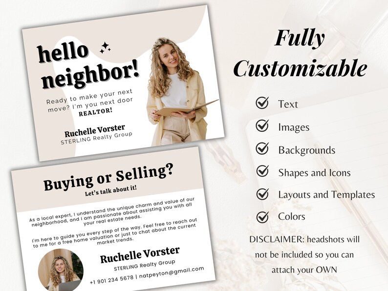 Real Estate Postcard, Agent Farming Card, Real Estate Branding, Real ...
