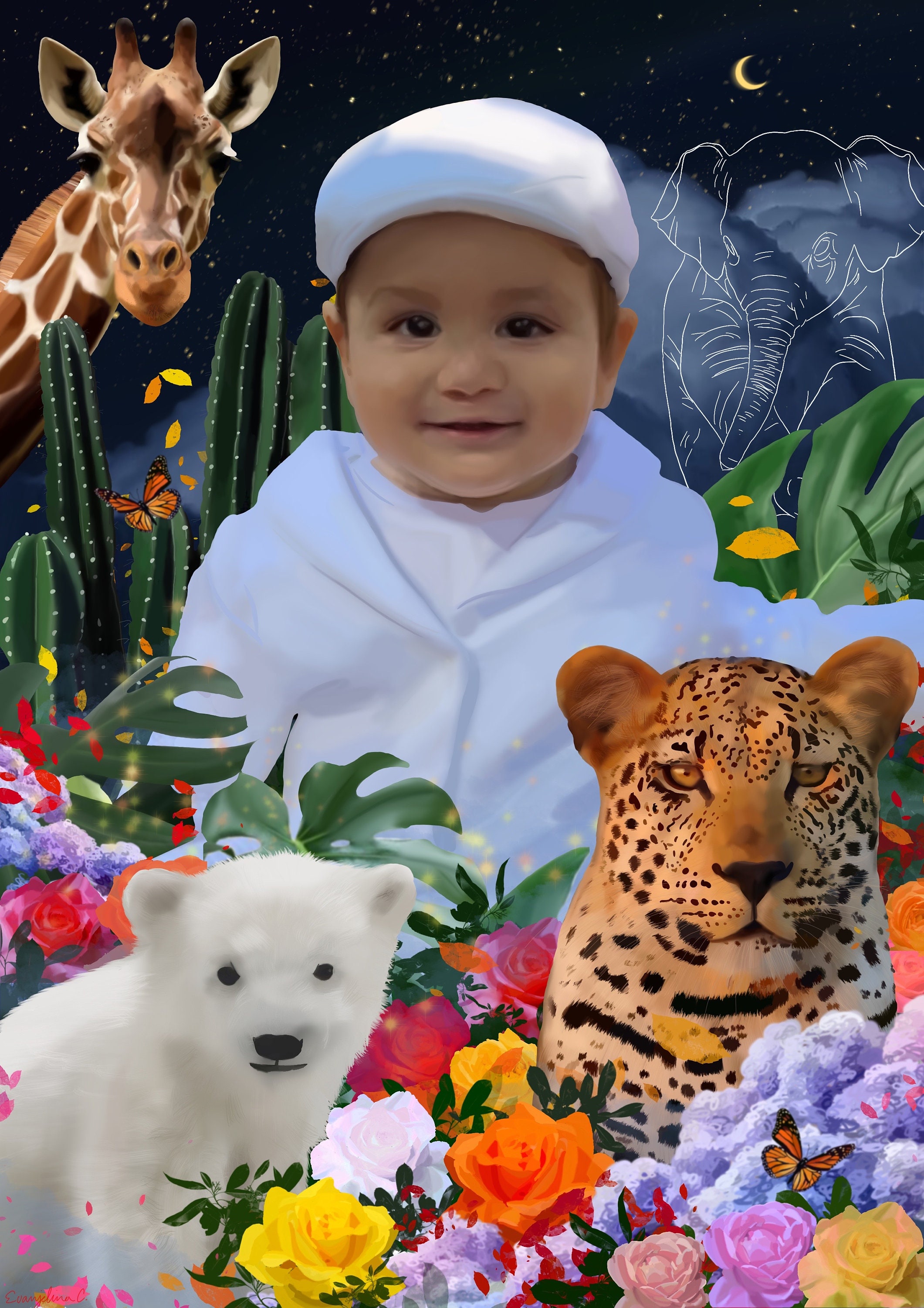 Custom Digital Portraits Personalized Commissions Couples - Etsy