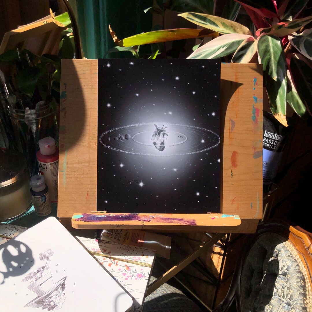 Heart Solar Art Print 8x10 In. Matte Print - Etsy