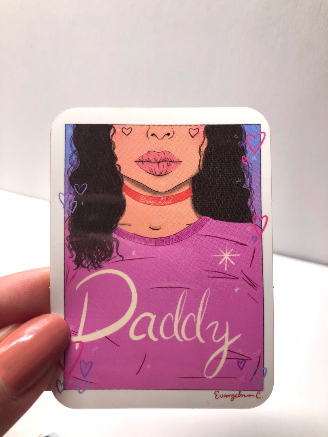 Daddys Good Girl Stickers Etsy